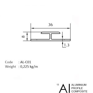 COMPOSITE PANEL PROFILES – ALUMINIUM PROFILE