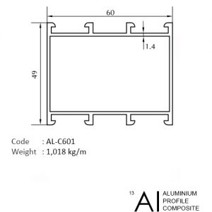 C60 SYSTEM PROFILES – ALUMINIUM PROFILE